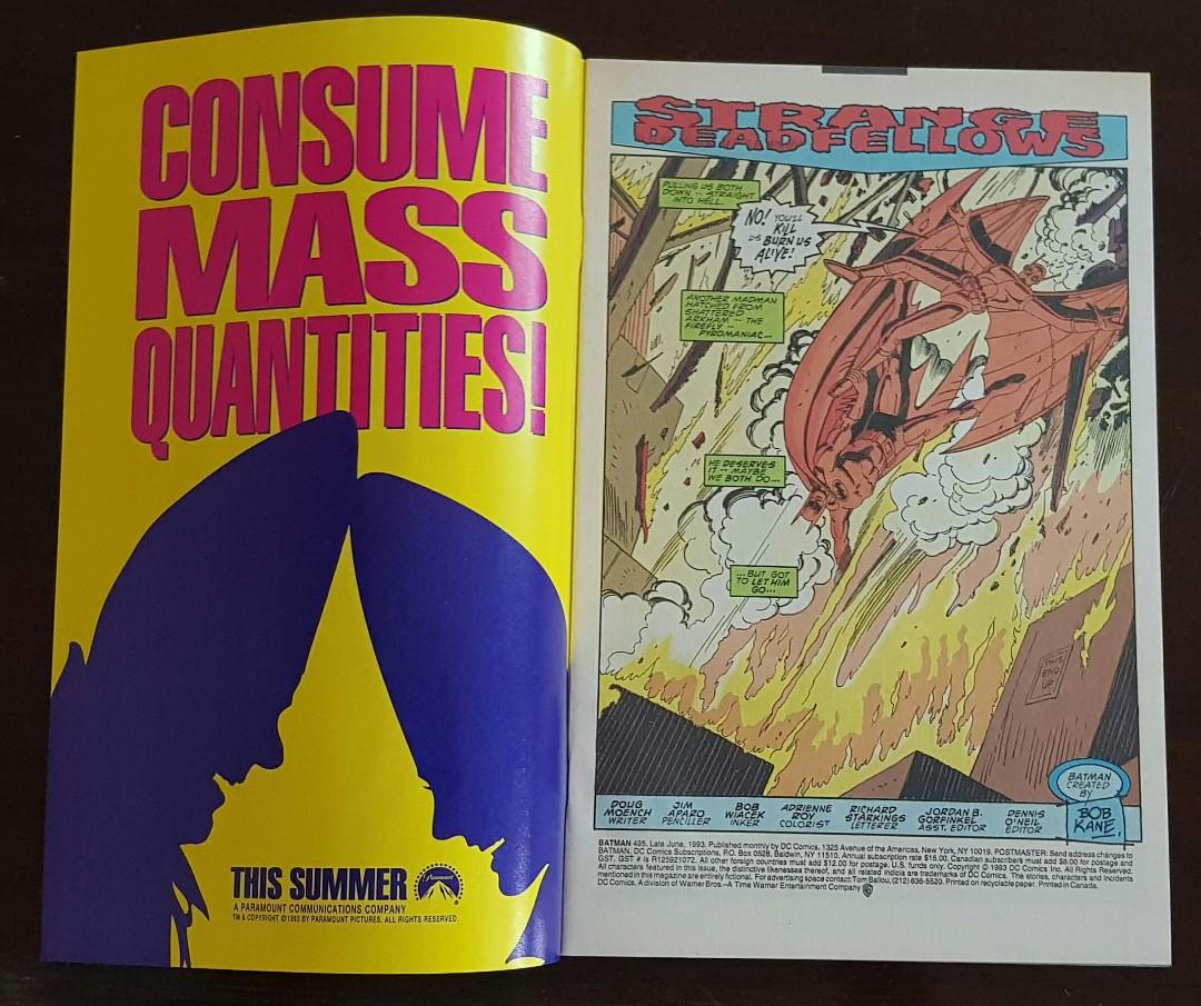 batman #495 dc comics comic comicbook, Books & Stationery, Comics ...