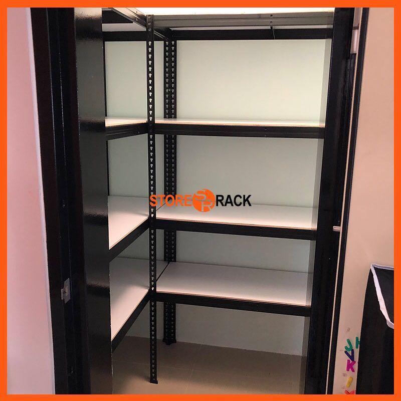 Black Storage Rack for BTO, condo, office, factory, Furniture & Home ...