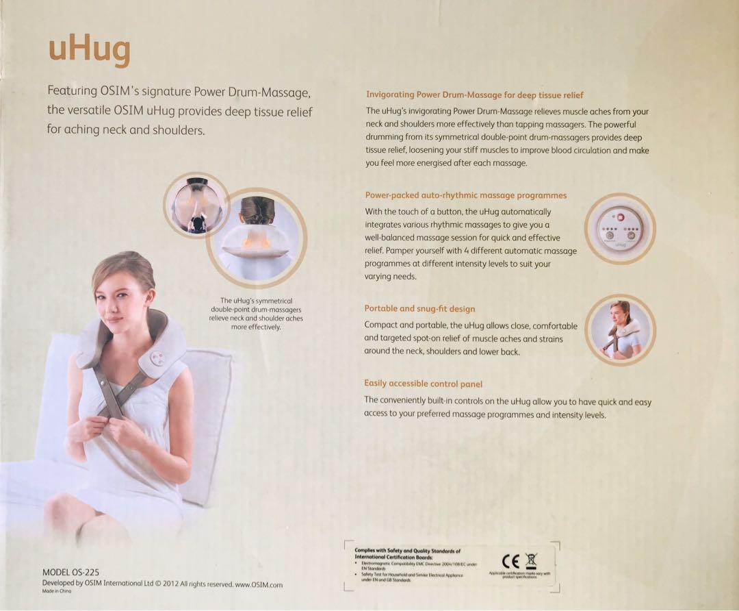 Brand New Osim uHug - Power Drum-Massage For Neck & Shoulders, Health ...