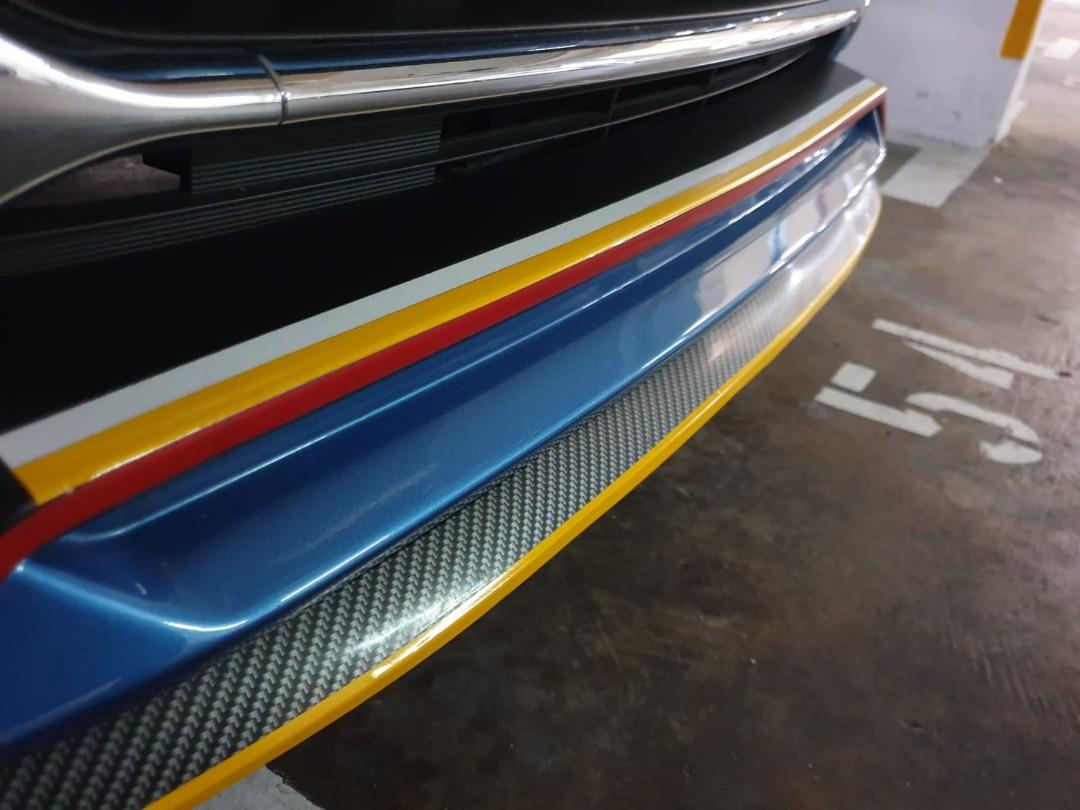 Bumper Reflective Tape and Reflective Sticker Liner for Body Kits, Car ...