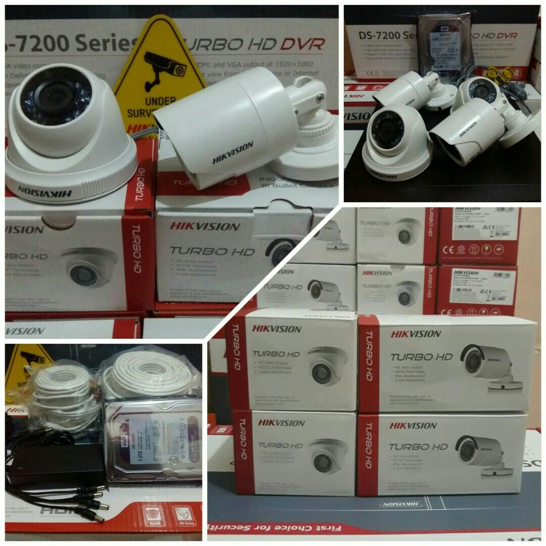 Cctv Hikvision DIY kit, Furniture & Home Living, Security & Locks ...