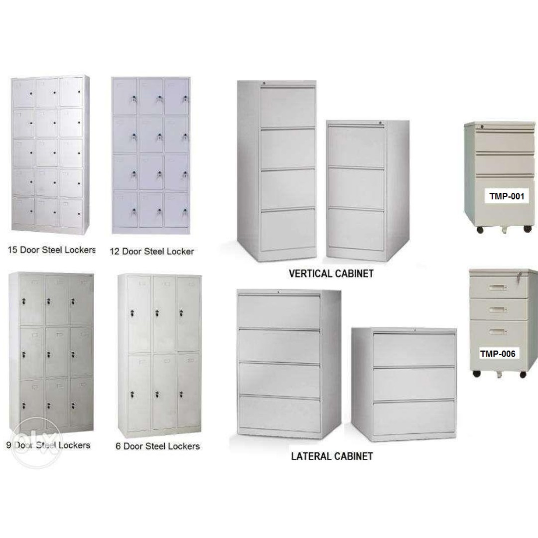 Filing Cabinet Executive Table and Office Partition, Furniture & Home ...