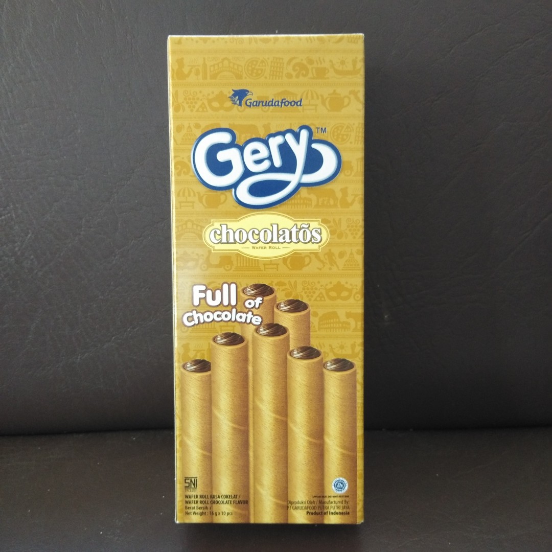 Gery chocolatos wafer roll, full of chocolate, Food & Drinks, Homemade ...
