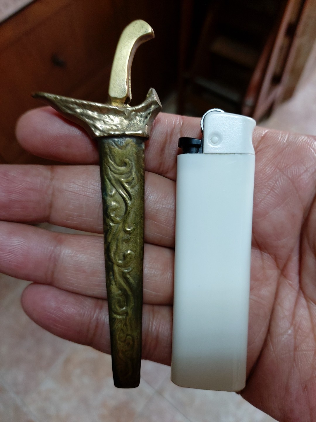 Keris Mini ( Tembaga Kuning), Everything Else on Carousell