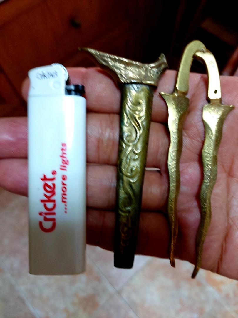 Keris Mini ( Tembaga Kuning), Everything Else on Carousell