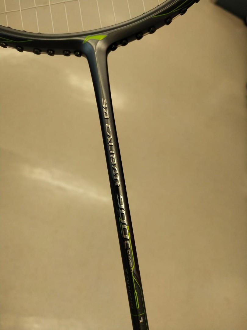 Li Ning 3D Calibar 900C Badminton Racket, Sports Equipment, Sports ...