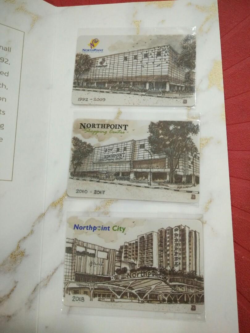 Limited Edition Northpoint City EZ-Link NETS FlashPay Cards ($10 value ...