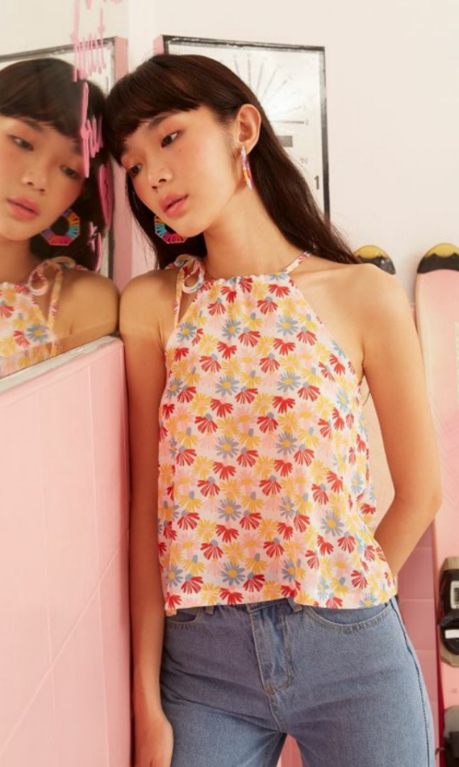Modparade Cerise Top, Women's Fashion, Tops, Blouses on Carousell