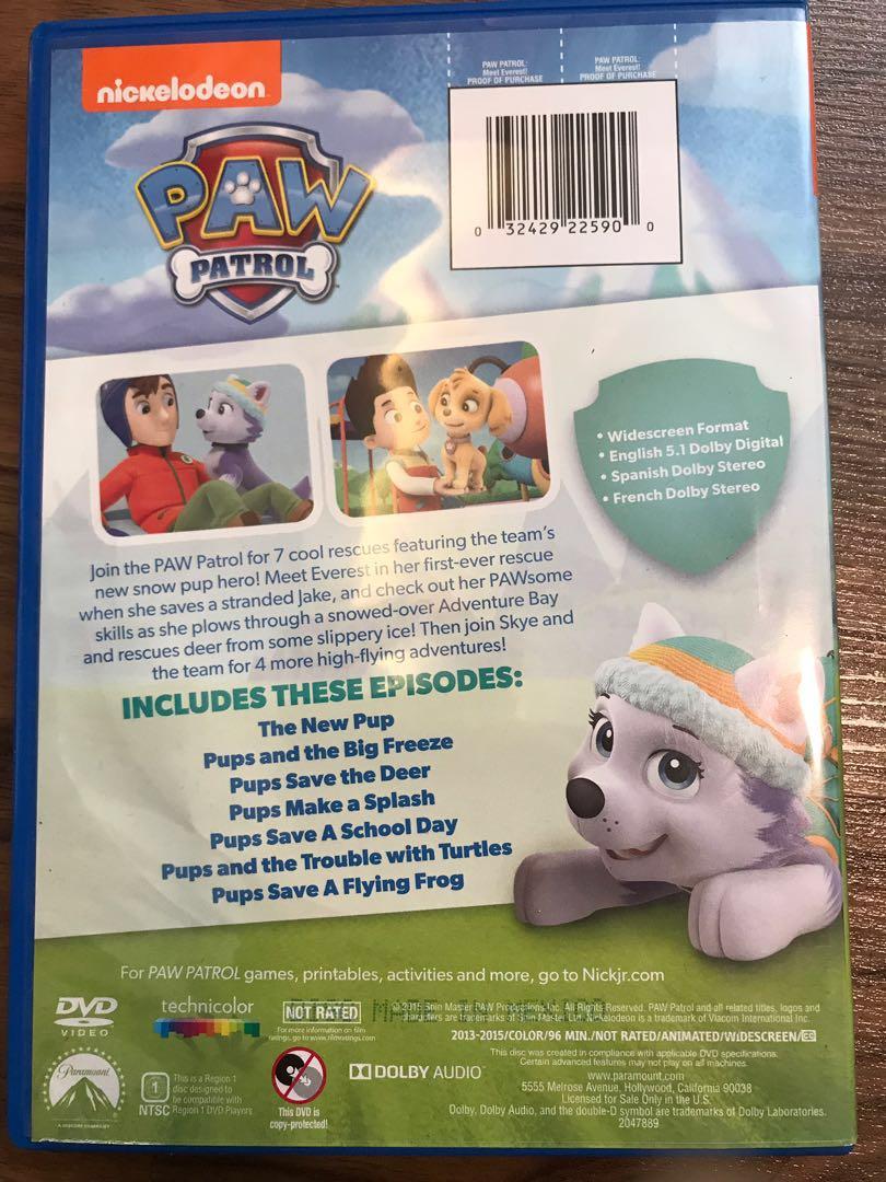 Paw Patrol DVD Big Rescues 2DVDs, Hobbies & Toys, Music & Media, CDs ...