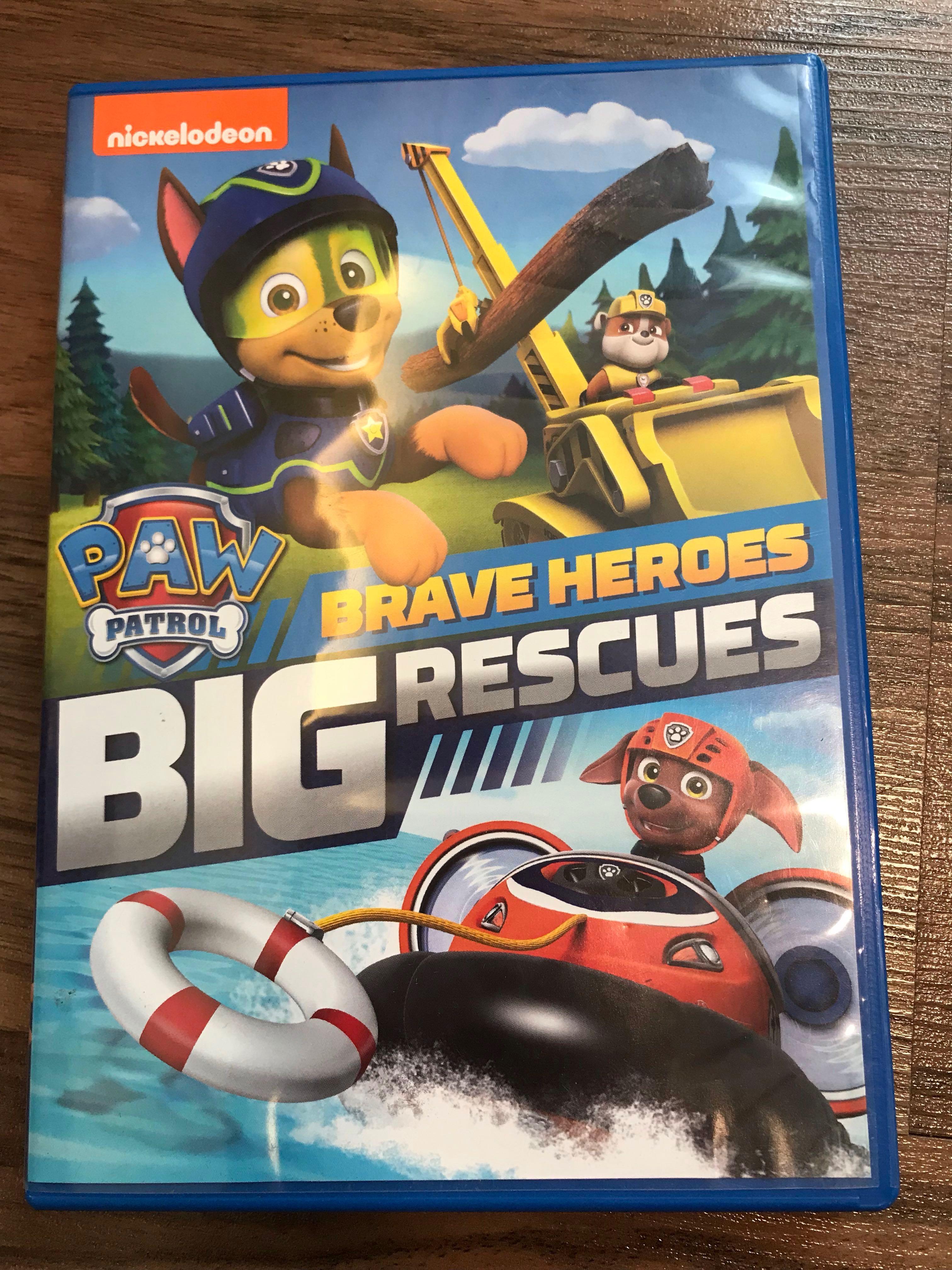 Paw Patrol DVD Big Rescues 2DVDs, Hobbies & Toys, Music & Media, CDs ...