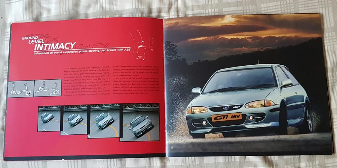 proton satria gti neo r3 sales brochure catalogue technical ...