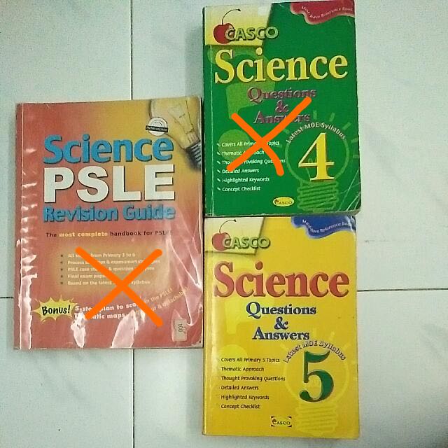 Psle Revision Guide Science Question Andanswers 4and5 4~ 5 Hobbies