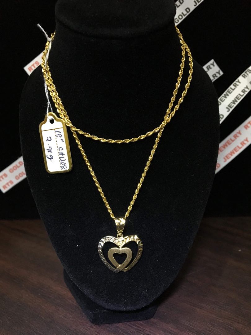 Saudi Gold Necklace, Women's Fashion, Jewelry & Organizers, Necklaces ...