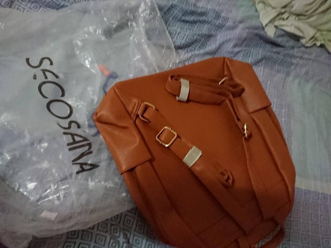 Secosana Bag Backpack, Women's Fashion, Bags & Wallets, Backpacks on ...