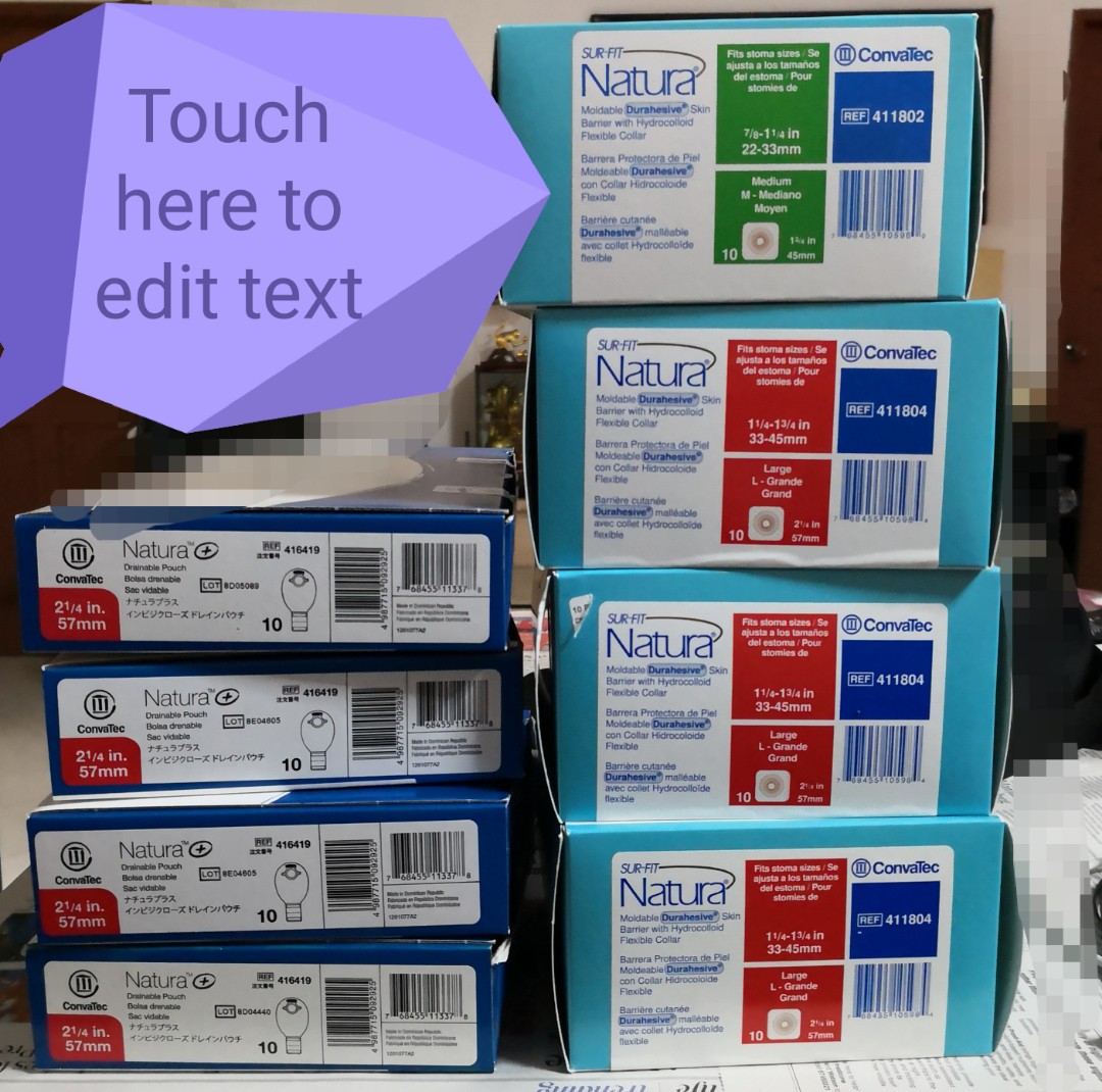 Stoma coloplast wafer & pouch, Everything Else on Carousell