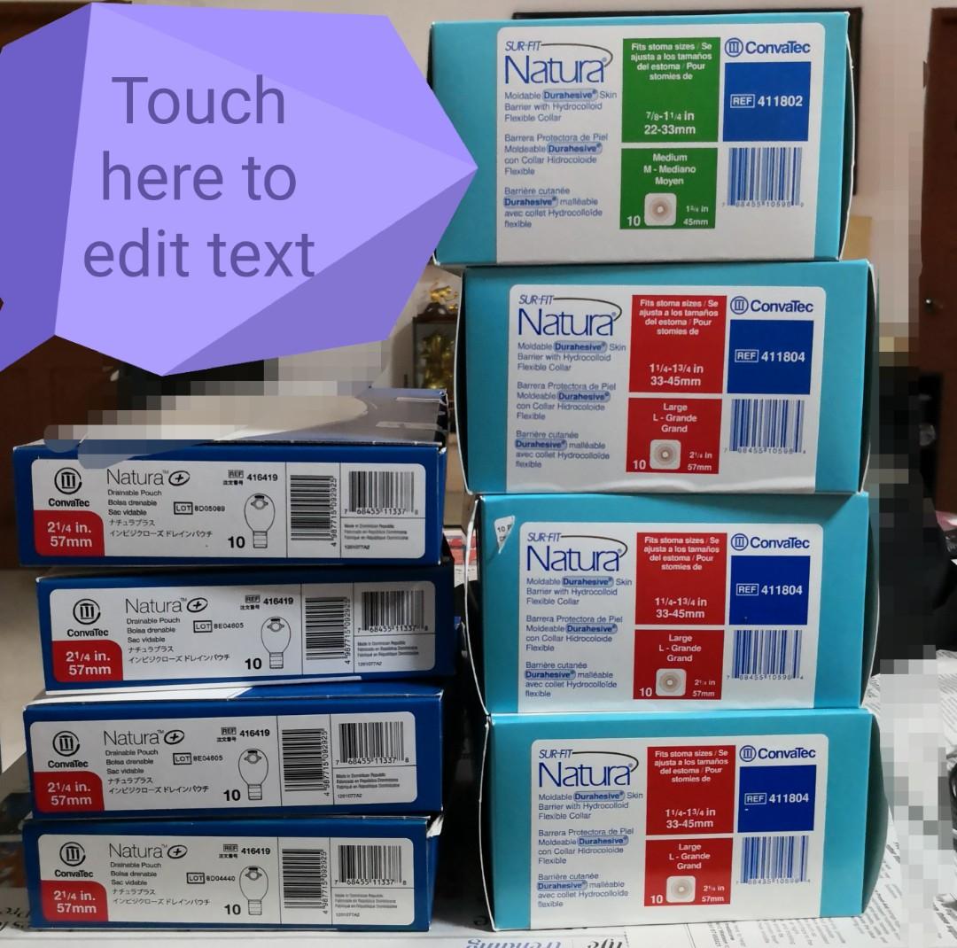 Stoma coloplast wafer & pouch, Everything Else on Carousell