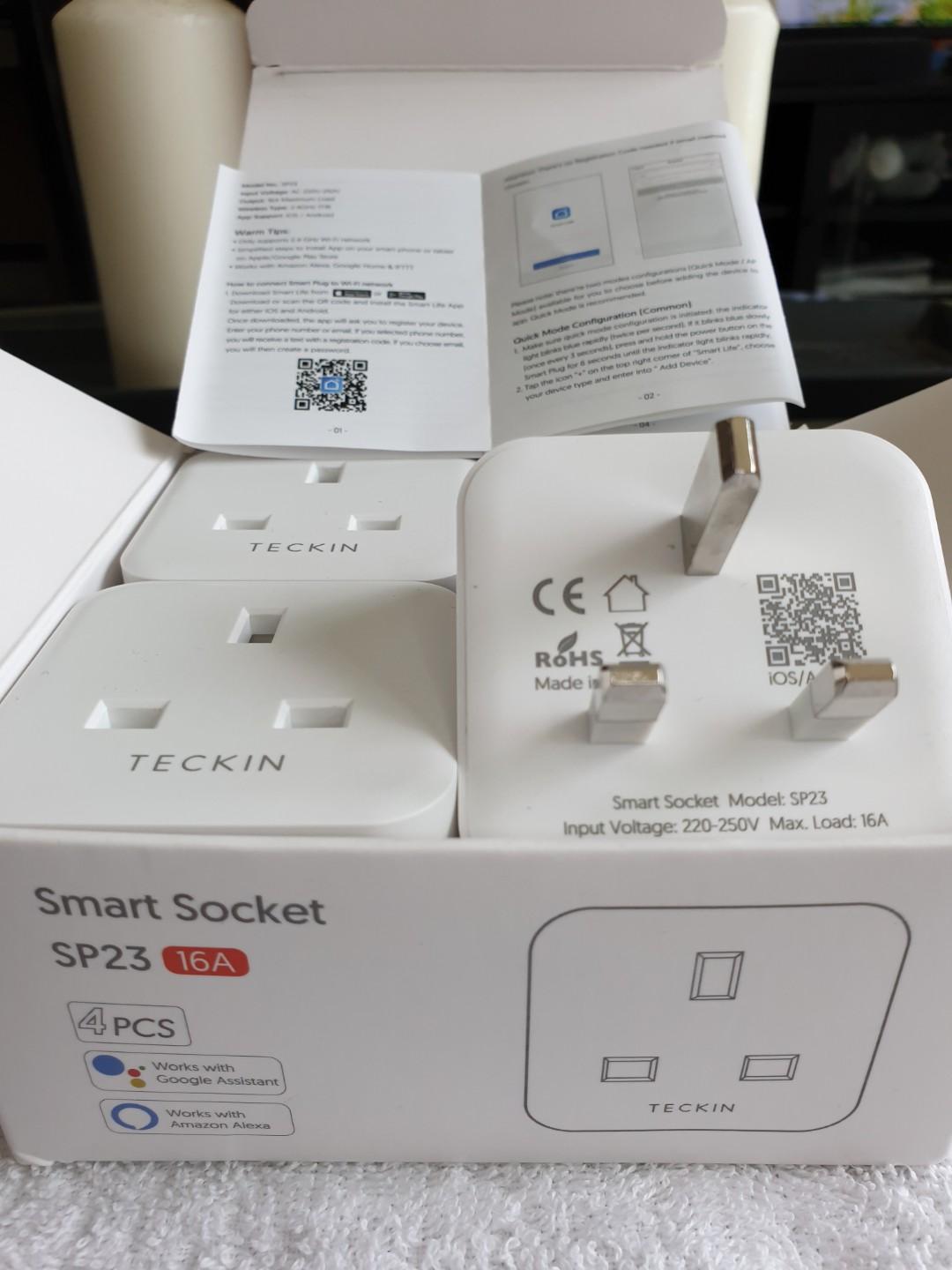 Teckin smart wifi socket, TV & Home Appliances, Electrical, Adaptors ...