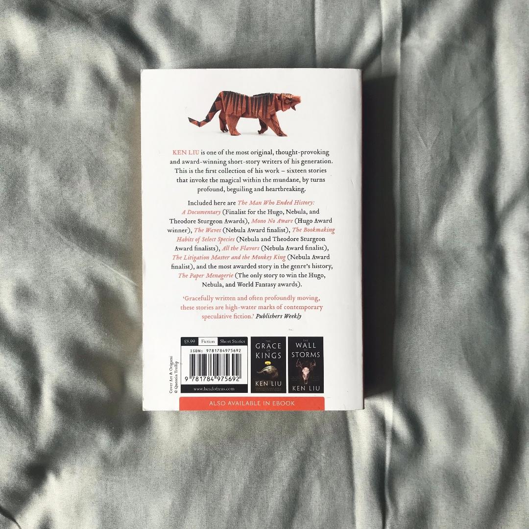 The Paper Menagerie by Ken Liu, Hobbies & Toys, Books & Magazines ...