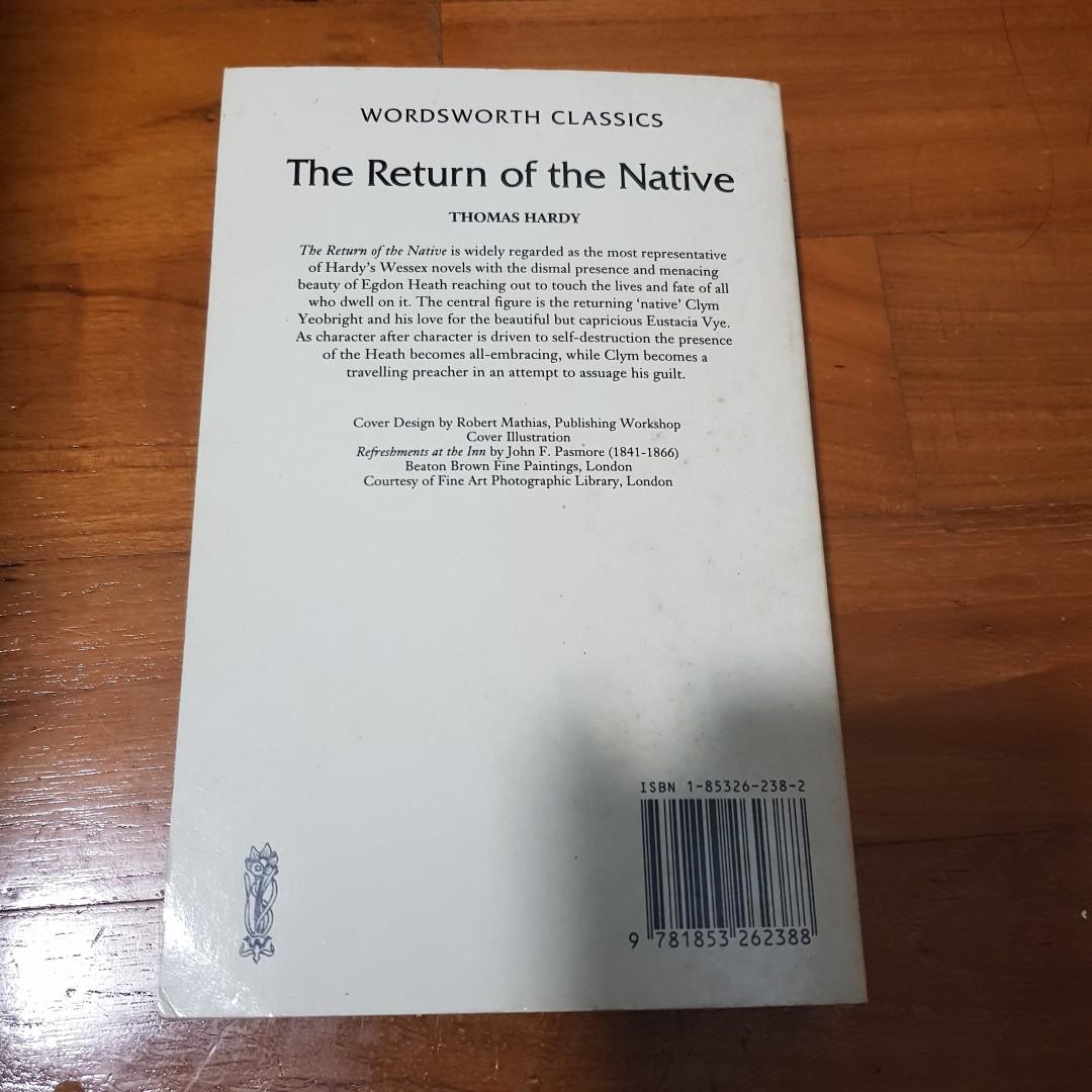 The return of the native / Thomas hardy, Hobbies & Toys, Books ...