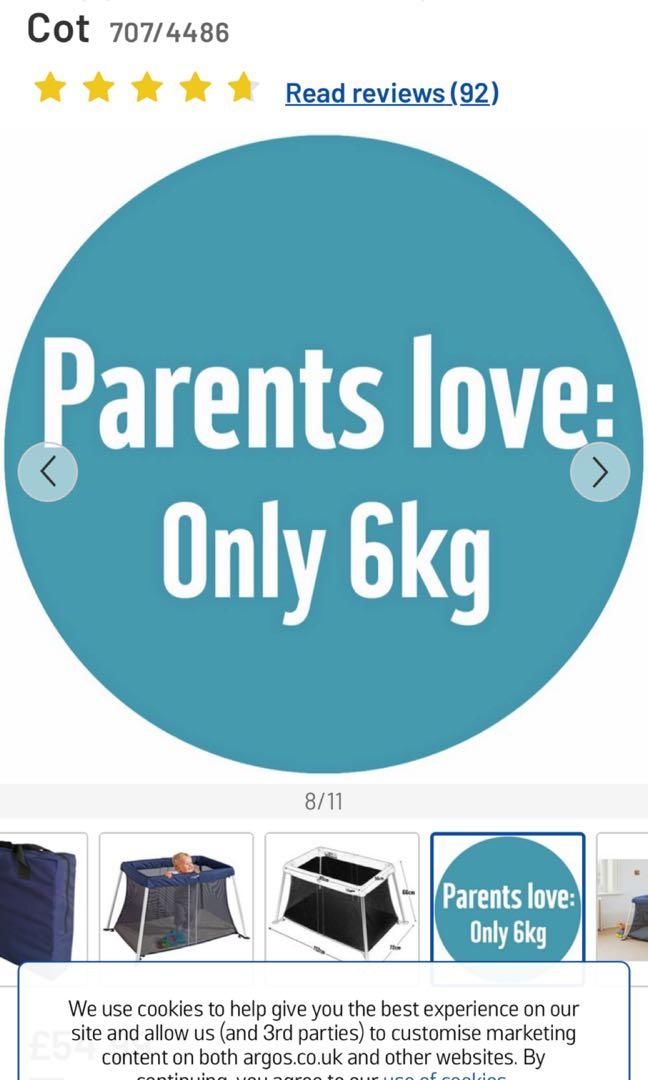 Travel Cot CUGGL from UK, Babies & Kids, Baby Nursery & Kids Furniture ...