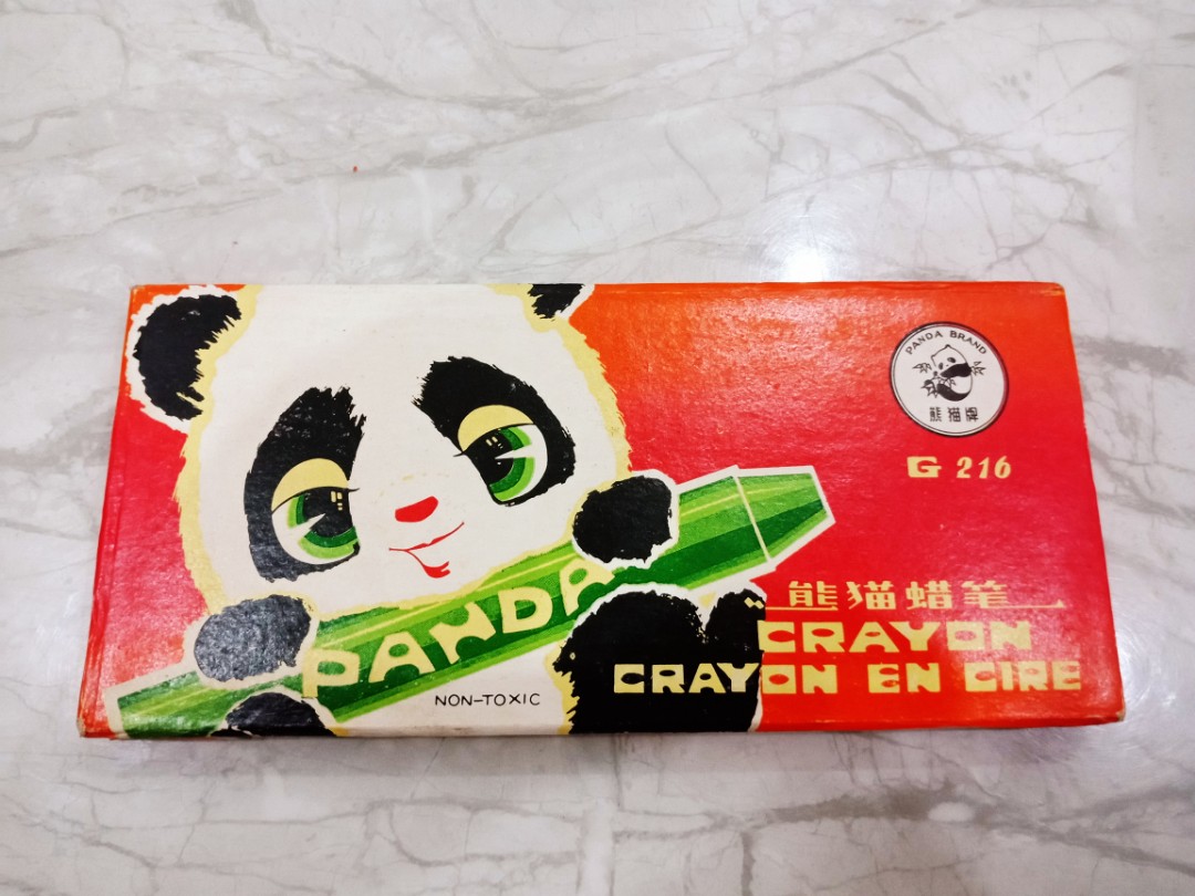 VINTAGE 70's 80's CRAYONS PANDA (NOS), Hobbies & Toys, Collectibles ...