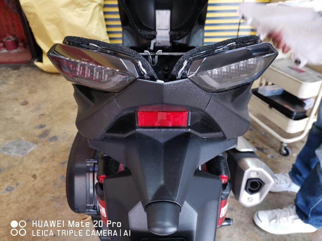 Yamaha Xmax 250 rear lamp smoke cover, Motorbikes on Carousell