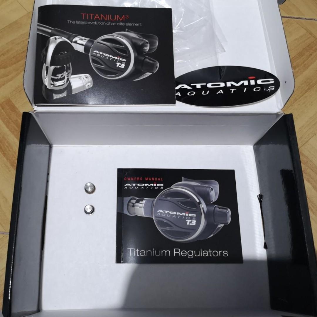 Atomic Aquatics T3 Titanium Regulator (NEW), Sports Equipment, Sports ...