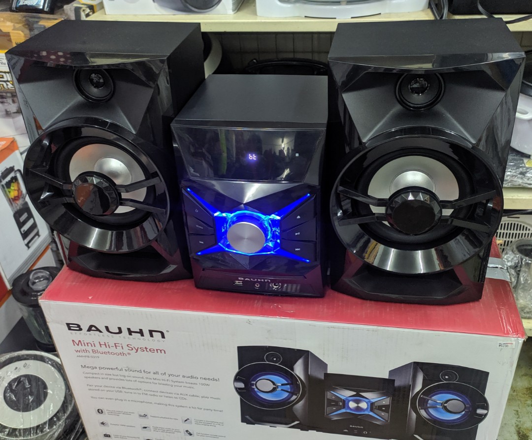 Bauhn australia mini hifi blutooth speaker, Audio, Soundbars, Speakers ...