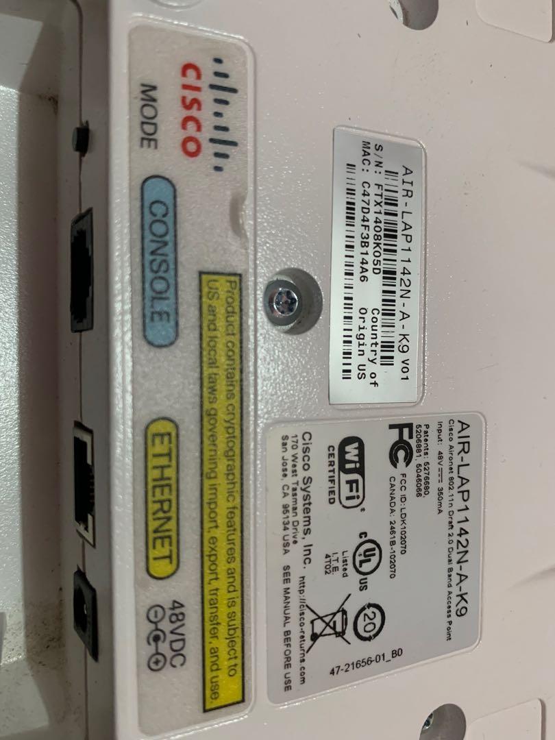 Cisco poe access point, Computers & Tech, Parts & Accessories ...