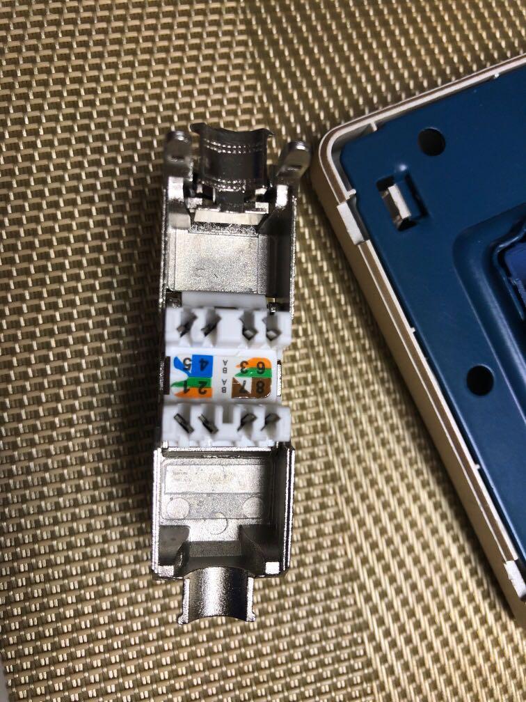 Ethernet Cat 7 Network Faceplate, Computers & Tech, Parts & Accessories ...