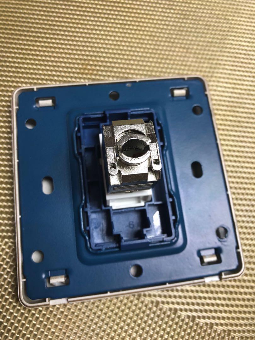 Ethernet Cat 7 Network Faceplate, Computers & Tech, Parts & Accessories ...