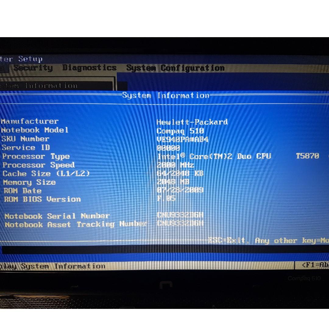 HP Compaq 510, Computers & Tech, Parts & Accessories, Computer Parts on ...