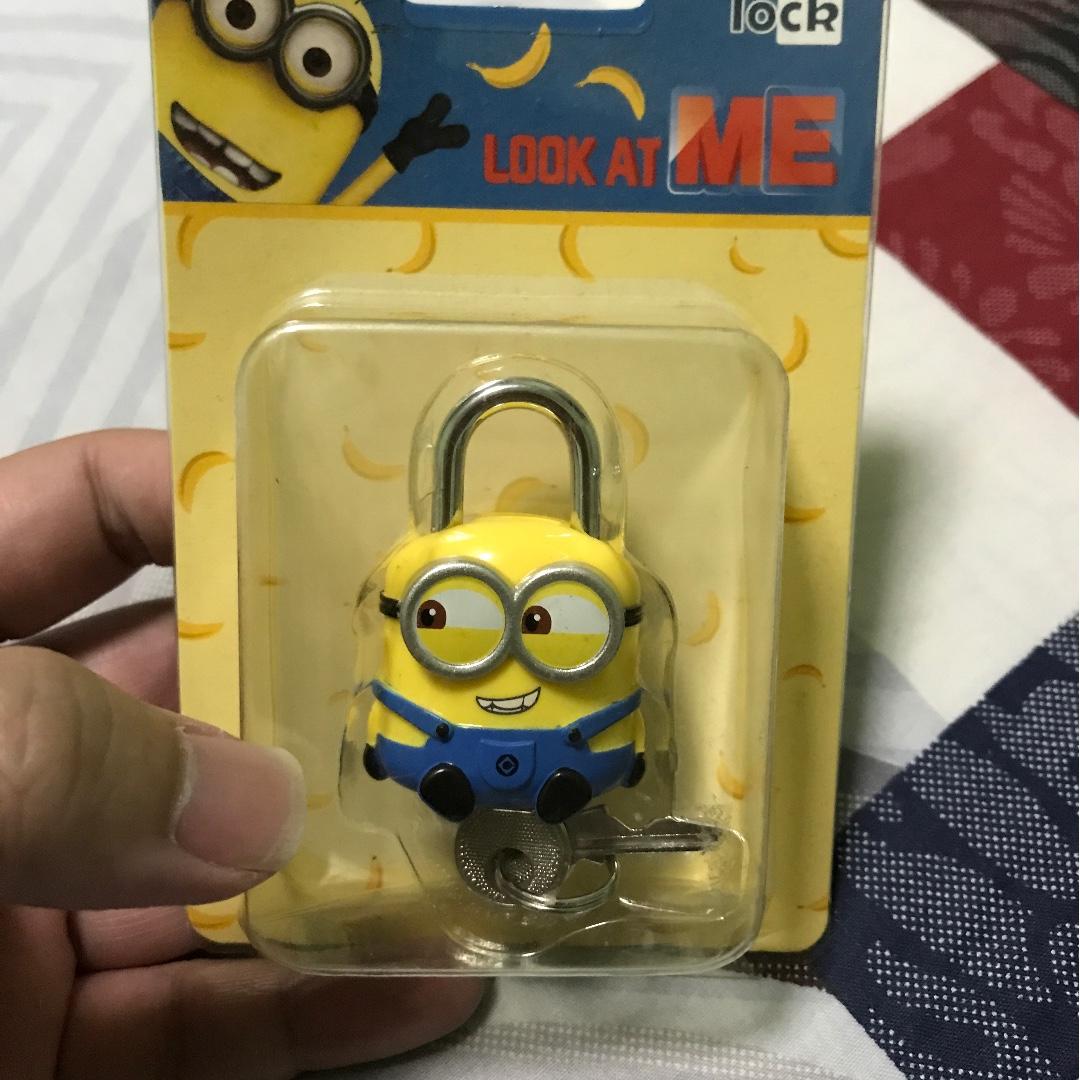 Minion padlock, Hobbies & Toys, Stationery & Craft, Craft Supplies ...
