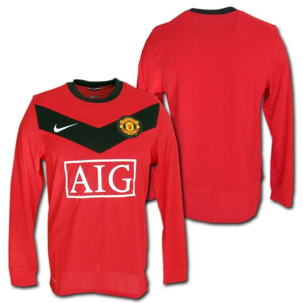 Nike Manchester United Man Utd AIG Jersey Red, Men's Fashion, Tops ...