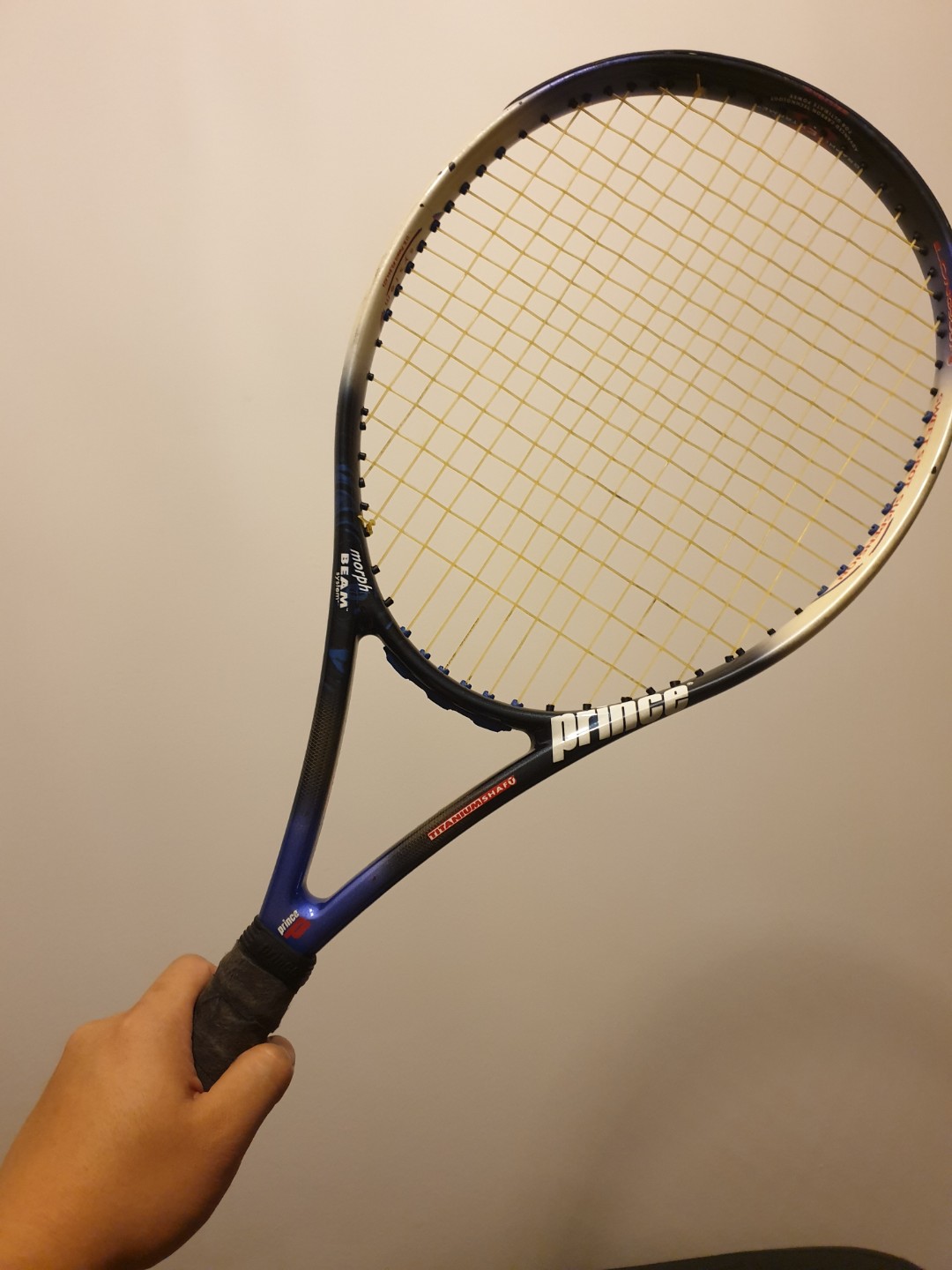 Prince Thunder Cloud Titanium Tennis Racket, Sports Equipment, Sports ...