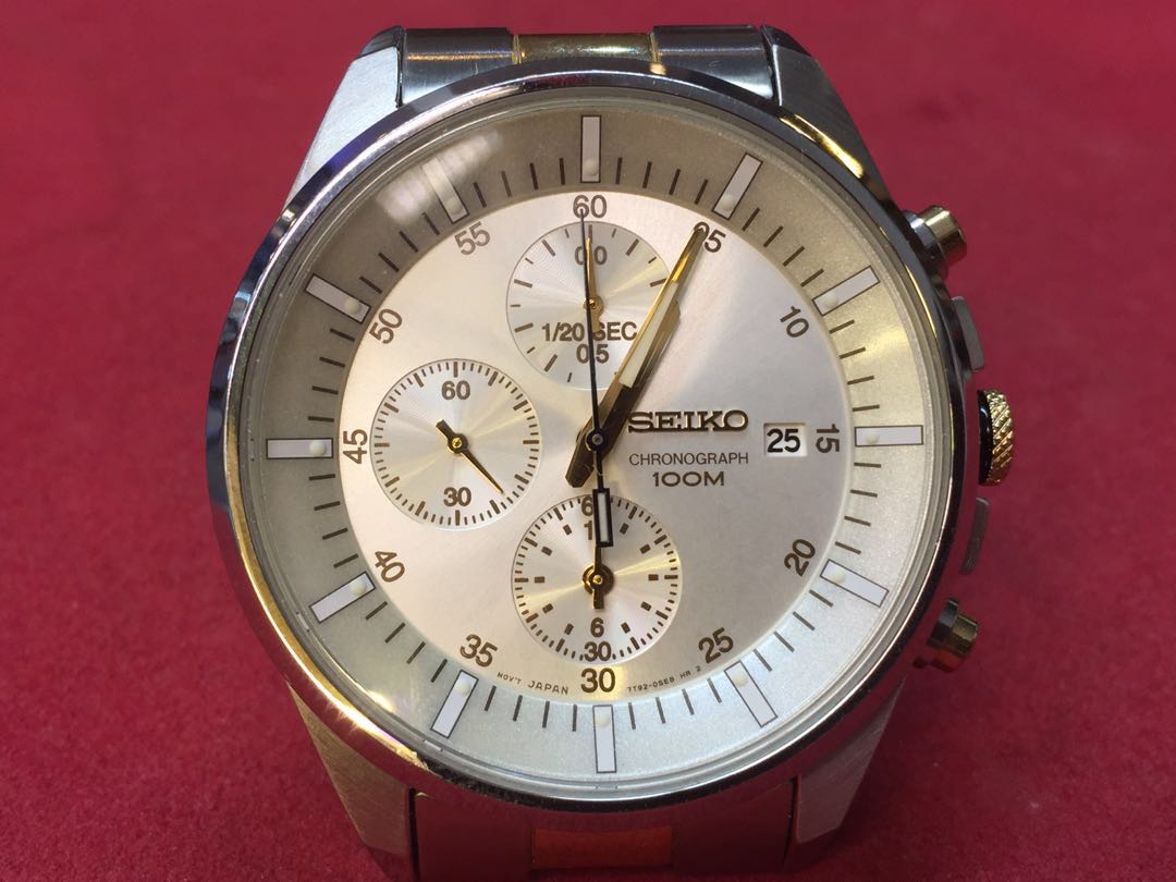 Seiko Chronograph Quartz, Luxury, Watches on Carousell
