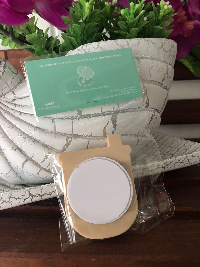 Smokonow Pearl Boba Tea Pop Socket, Food & Drinks, Beverages on Carousell