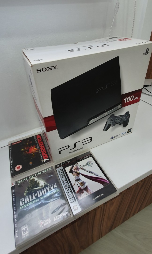 Sony PS3 Slim (160gb) Edition, Video Gaming, Video Game Consoles, PlayStation on Carousell