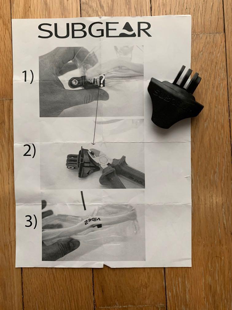 SubGear: GoPro mount for scuba diving mask, Sports Equipment, Sports ...
