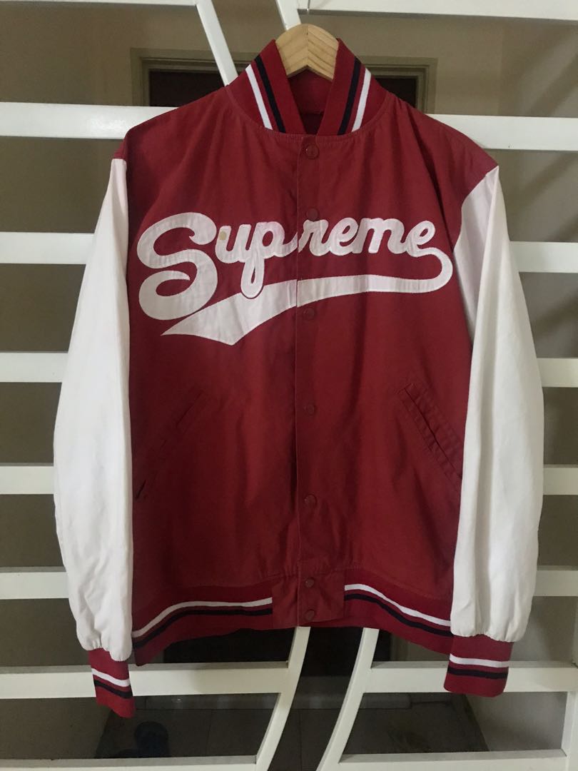 Supreme Varsity Jacket, Men's Fashion, Coats, Jackets and Outerwear on ...