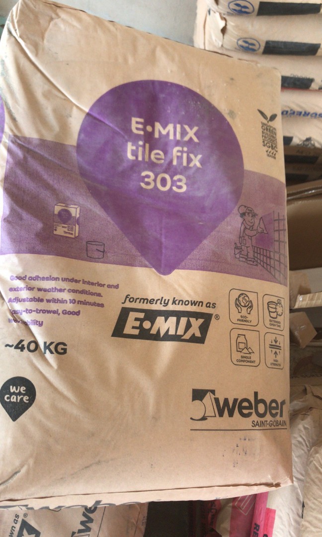Tile Fix 303 and 1 bag Grout, Everything Else on Carousell