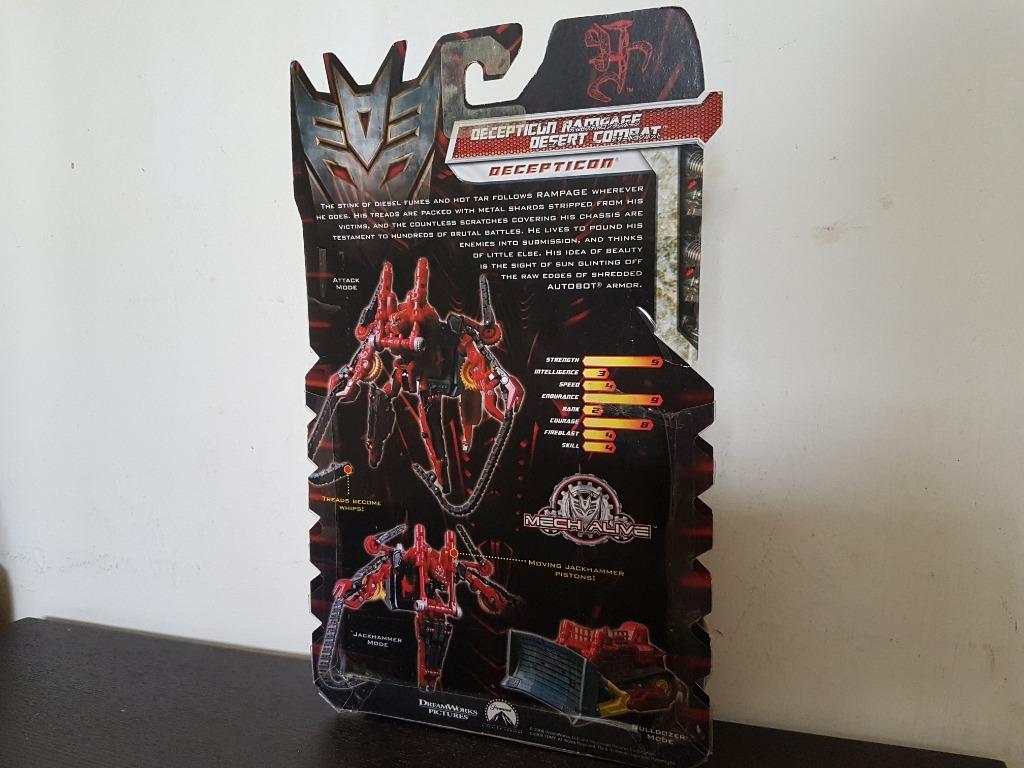 TRANSFORMERS Revenge Of The Fallen (ROTF) Decepticon RAMPAGE DESERT ...