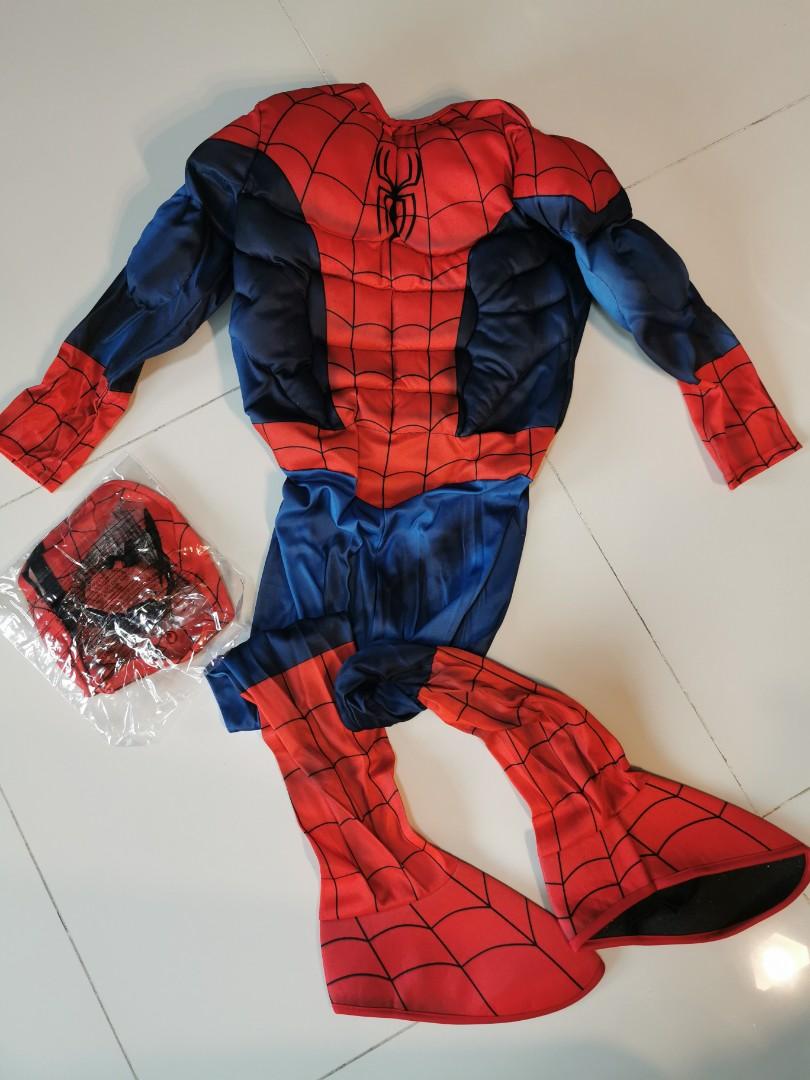 Ultimate Spider-Man Muscle Chest Costume, Hobbies & Toys, Toys & Games ...