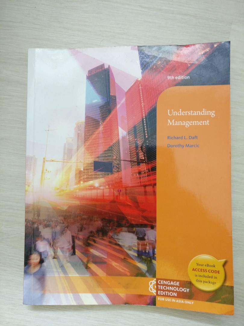Understanding Management textbook by Richard L. Daft, Hobbies & Toys ...