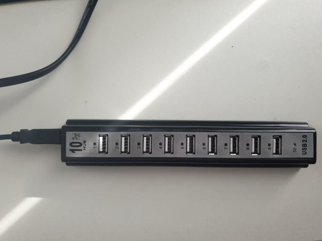 10 ports usb hub, Computers & Tech, Parts & Accessories, Cables ...