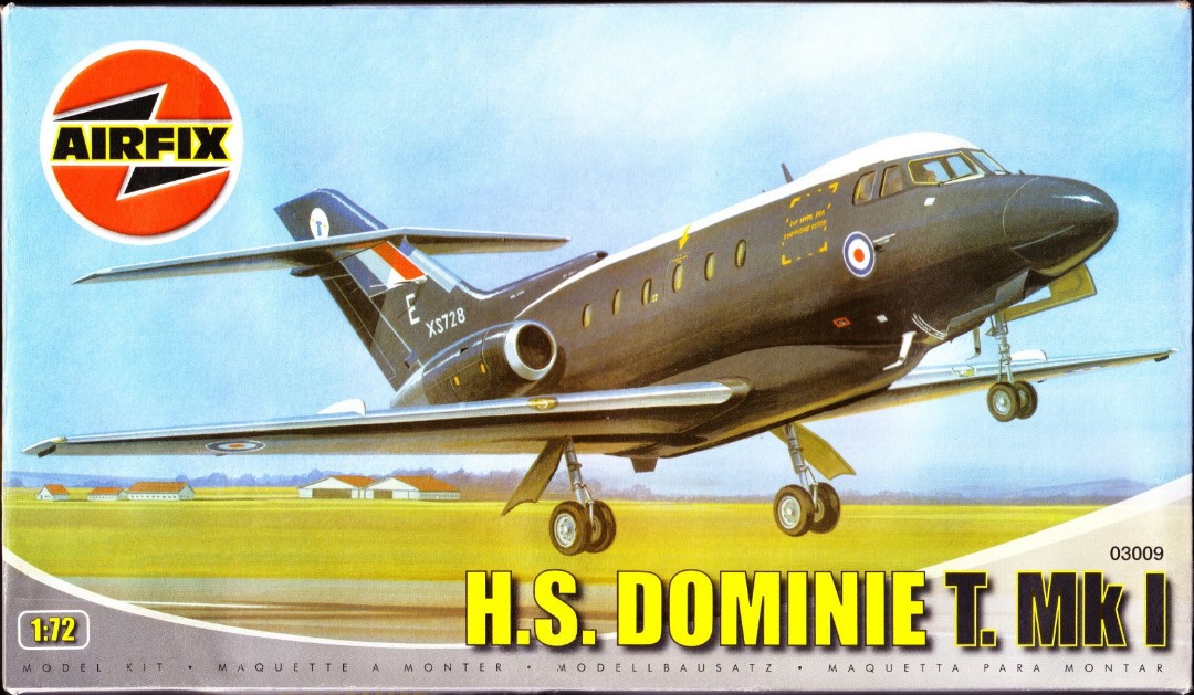 1/72 airfix HS 125 Dominie jet, aeroplane, aircraft model kit, Hobbies ...