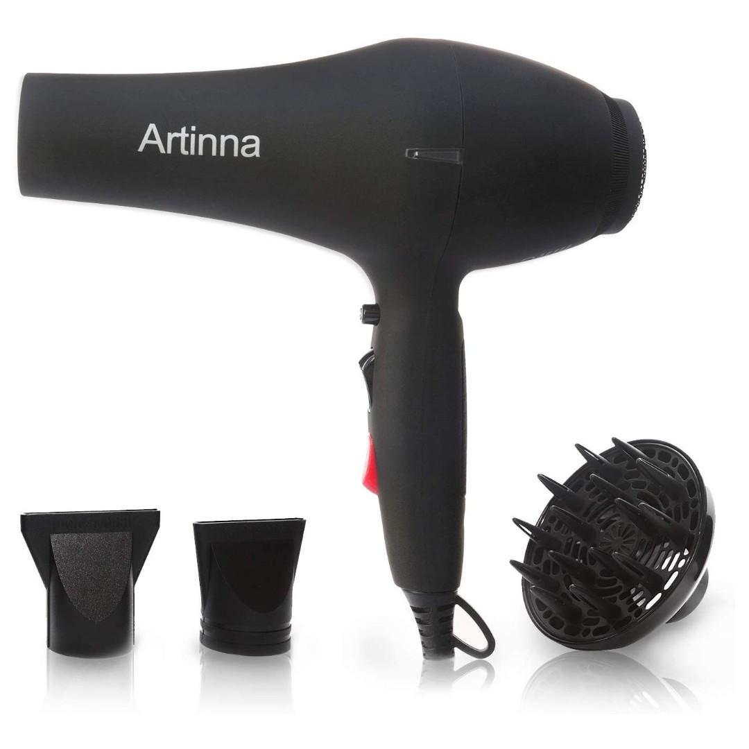 A632 Artinna Hair Dryer 2100w Lightweight Hairdryer With Diffuser