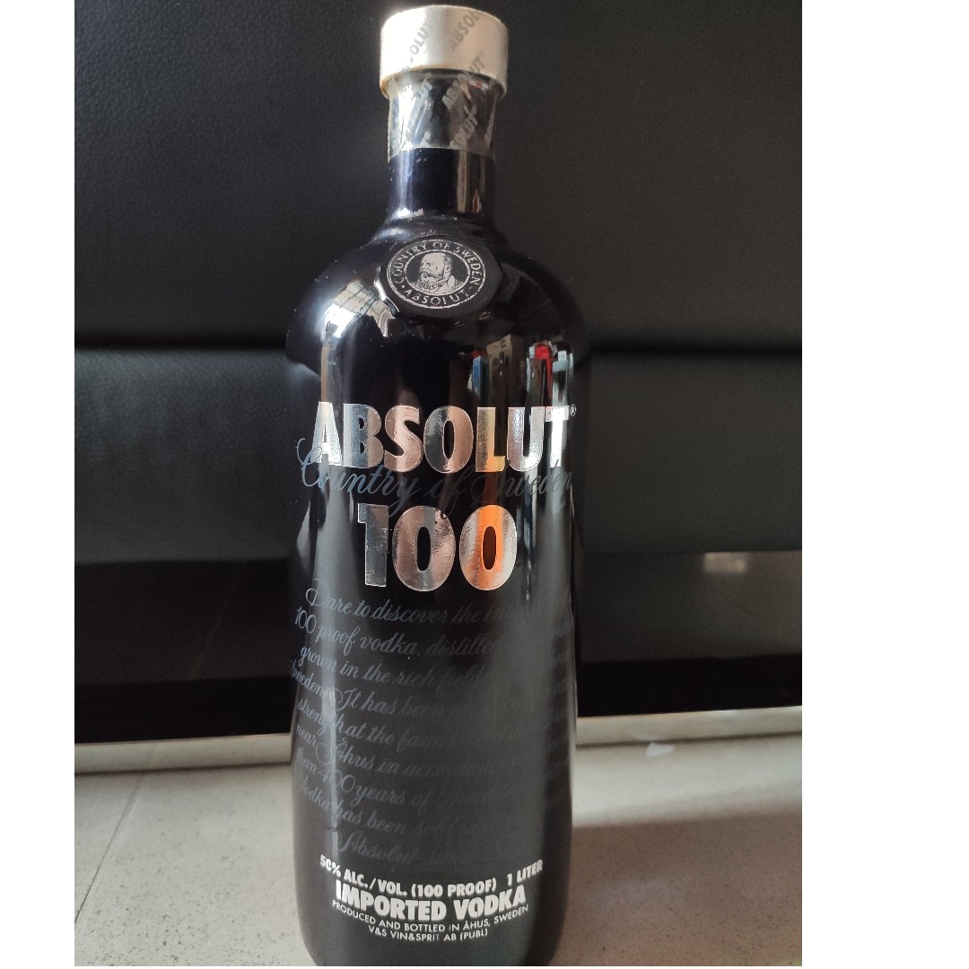 Absolut 100, Food & Drinks, Alcoholic Beverages on Carousell