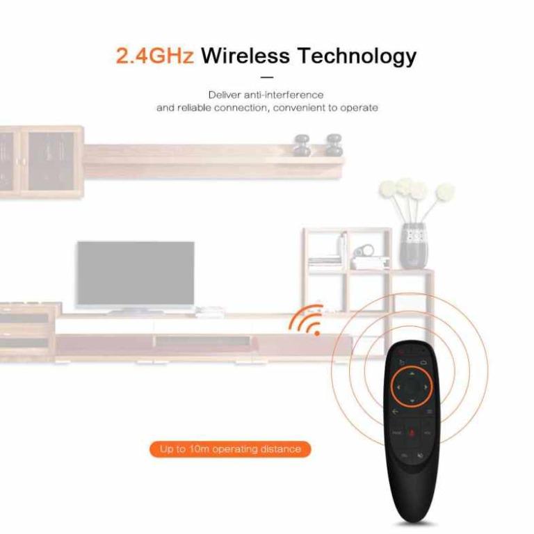 Beelink Voice Remote Control 2.4G Wireless Air Mouse Microphone ...