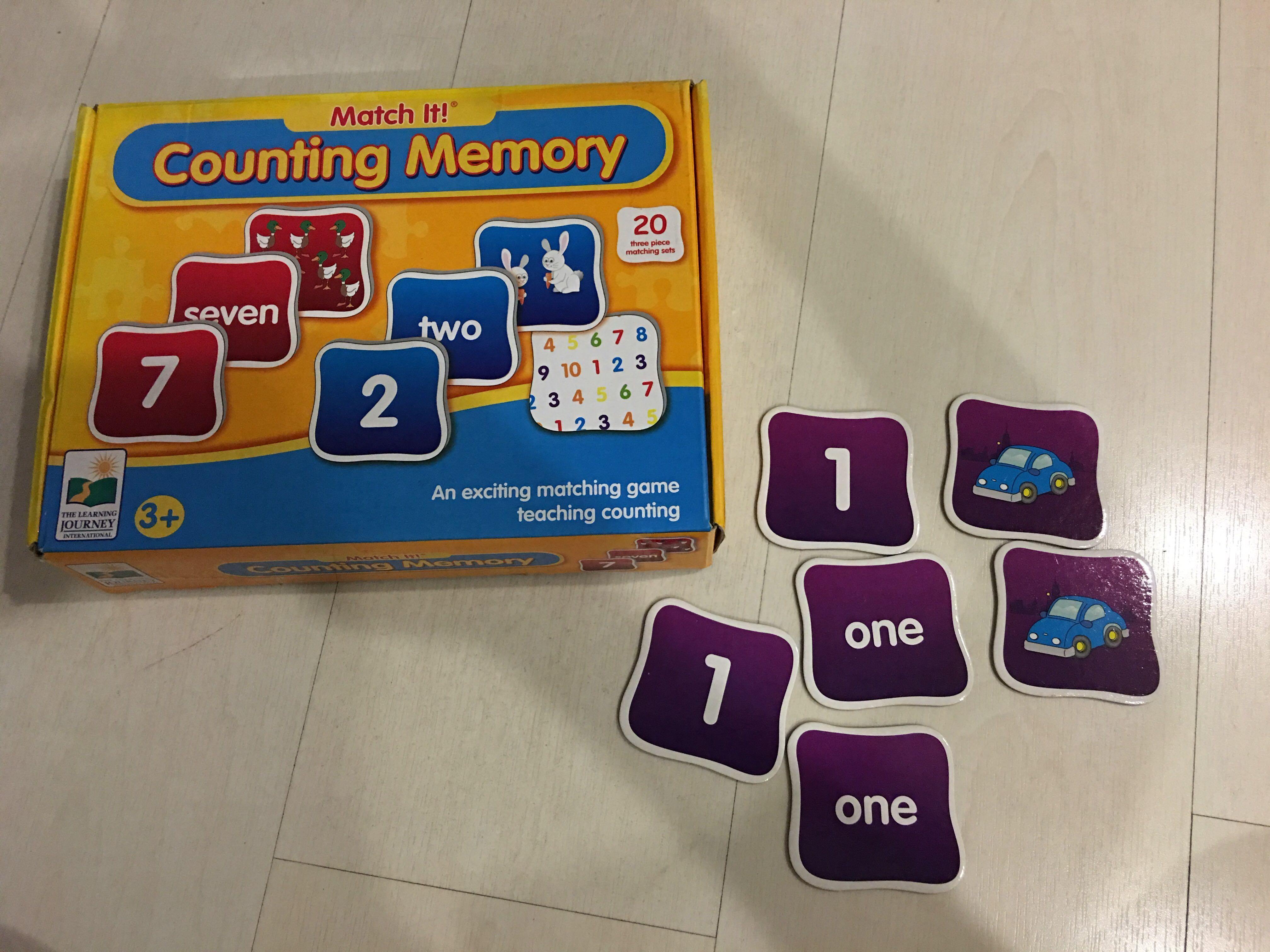 BN Counting Match it Numbers Matching Game, Hobbies & Toys, Toys ...